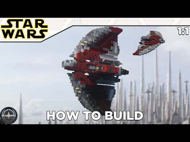 Star Wars: Ahsoka Tano's T-6 shuttle (1:1 scale) Minecraft Map