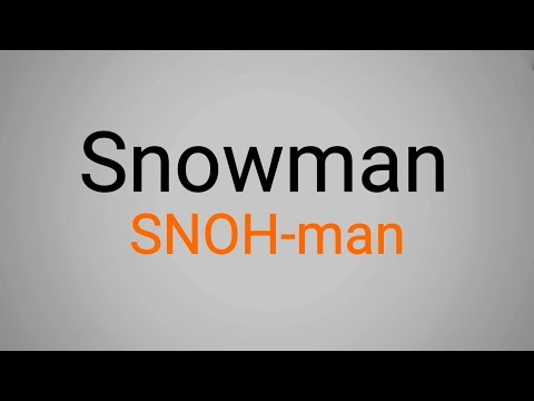 How to Pronounce SNOWMAN Correctly | British English Pronunciation | Mr. English