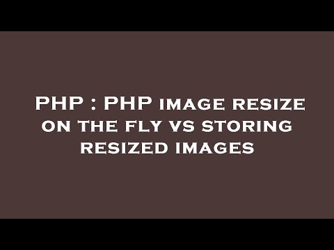 PHP : PHP image resize on the fly vs storing resized images