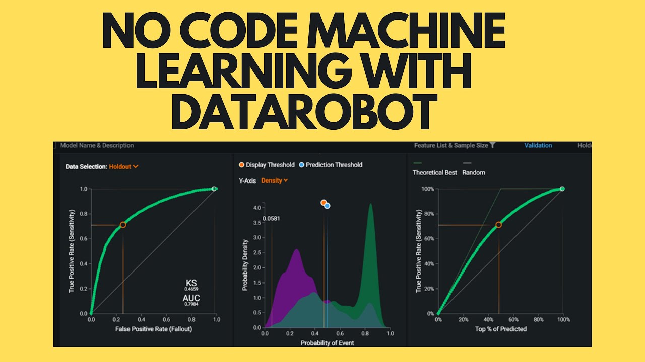 DataRobot Tutorial For Beginners | No Code Machine Learning