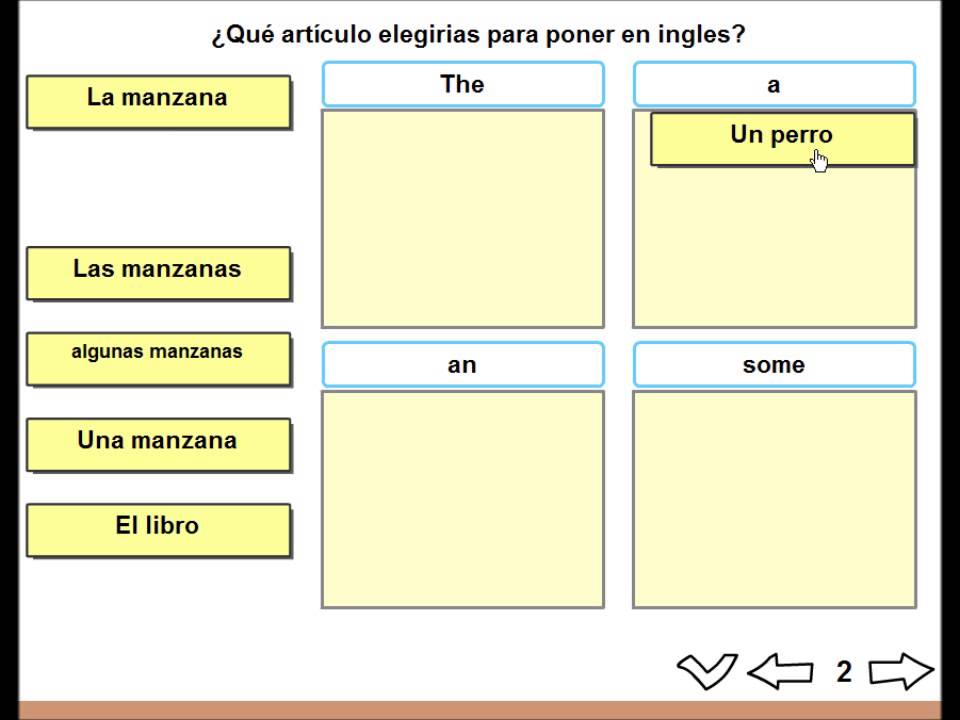Sopa de letras Articulos en Inglés