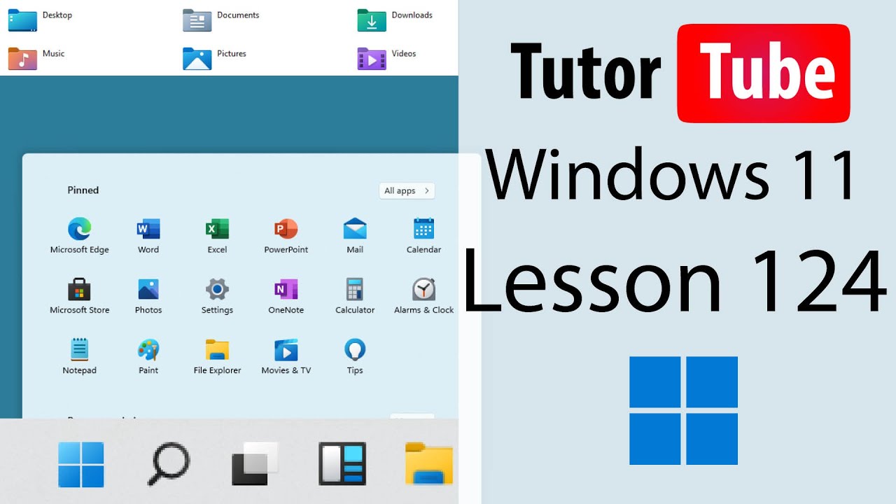 Windows 11 Tutorial - Lesson 124 - Accessing Menus in Different Applications