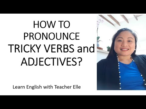Pronouncing Verbs and Adjectives that End in ED-Basic English
