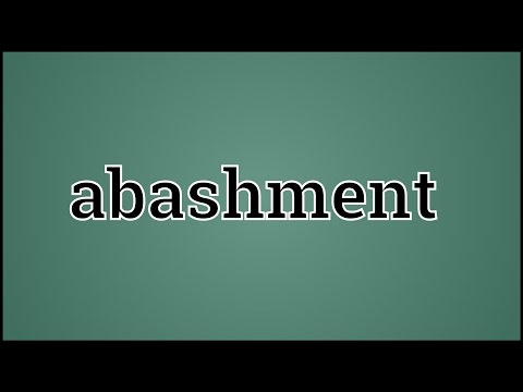 What Abashment Means
