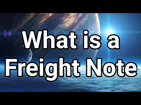 What is a Freight Note. Urdu/ English