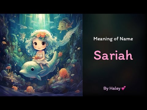 Meaning of girl name: Sariah - Name History, Origin and Popularity