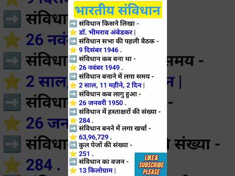 Samvidhan ke lekhak kon hain || Constitution detail #constitution #india