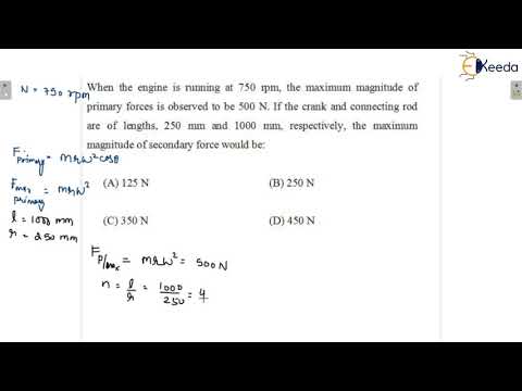 Practice Question 1: Secondary Balancing - Balancing - GATE Theory of ...