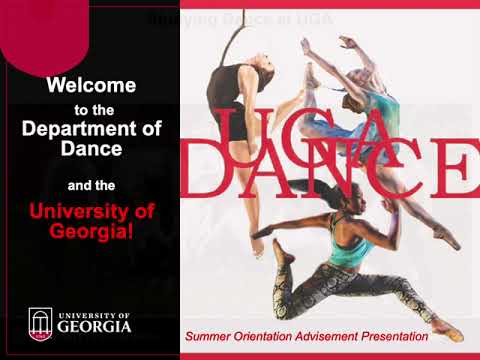 UGA Department of Dance Orientation
