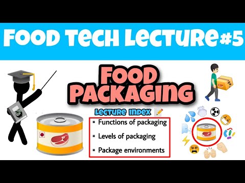 FOOD PACKAGING 🥫 | Food Tech Lecture #5 | Basics of Food Packaging | FSO Exams