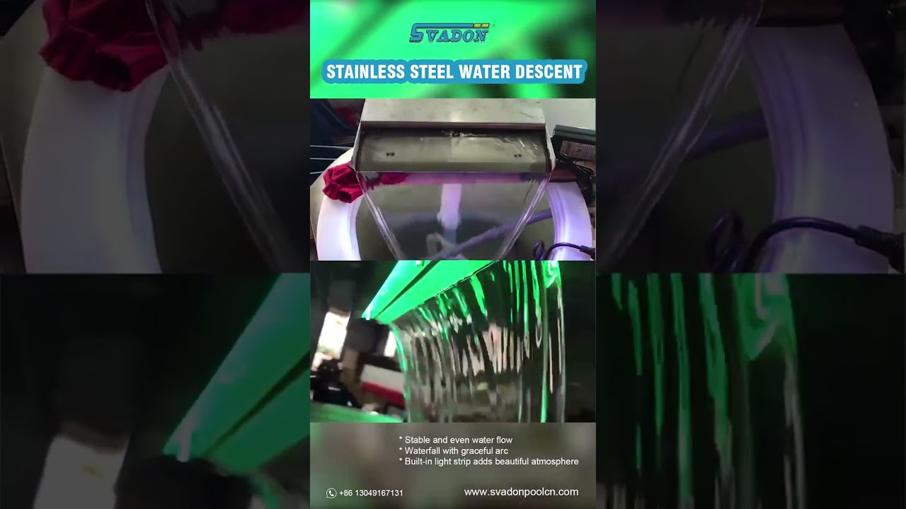 Svadon Stainless Steel Water Descent