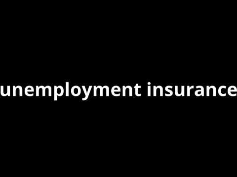 what is the meaning of unemployment insurance