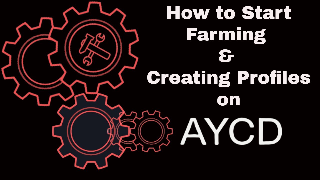How To Farm And Jig Profiles Using AYCD