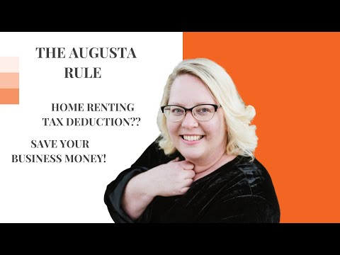 The Augusta Rule: Tax Benefits From Renting Your Own Home Office