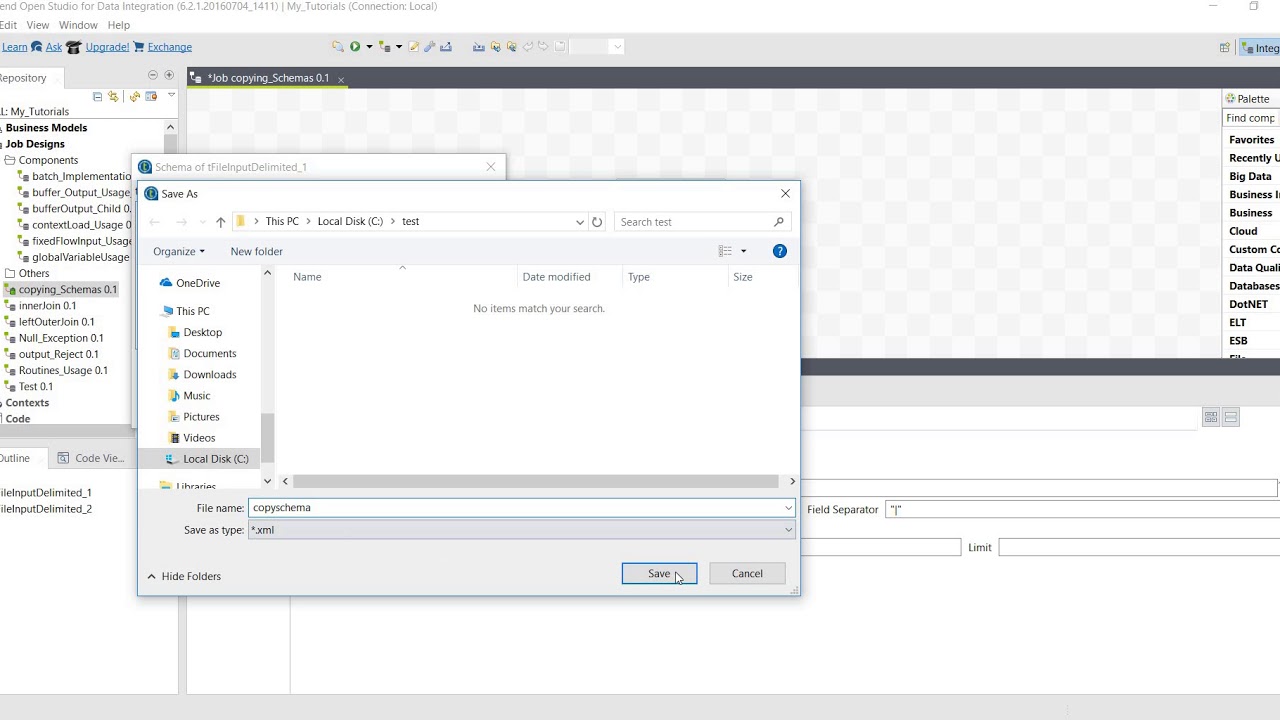 copying Schemas via XML