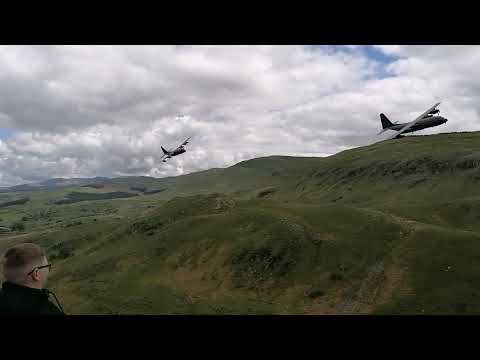 Mach Loop CAD West, 4x USAF C130