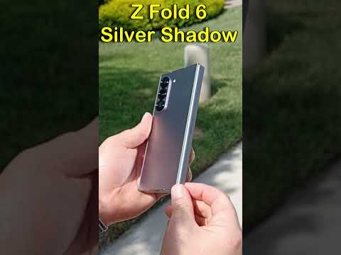 Samsung Z Fold 6, Is Silver Shadow Your Color? Gray Slim S Pen Z Fold 6 Case.