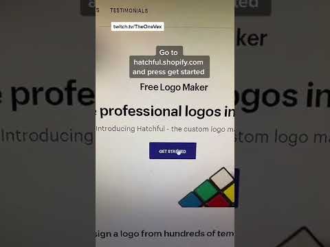 How to make free professional logos🔥 My twitch: TheOneVex #shorts #fyp #tiktok #tips