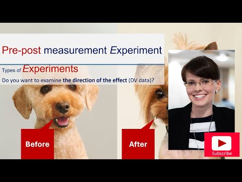 Pre-post experiment