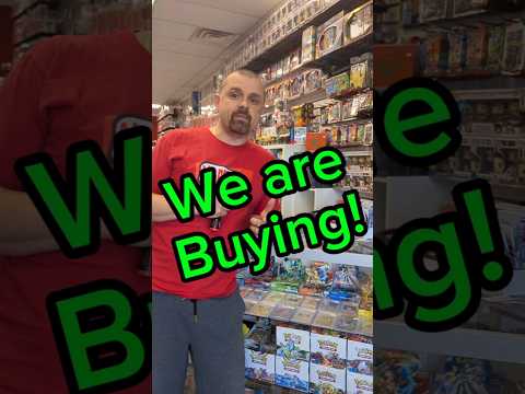 We Buy!! #collectibles #funko #pokemon #comics #videogames