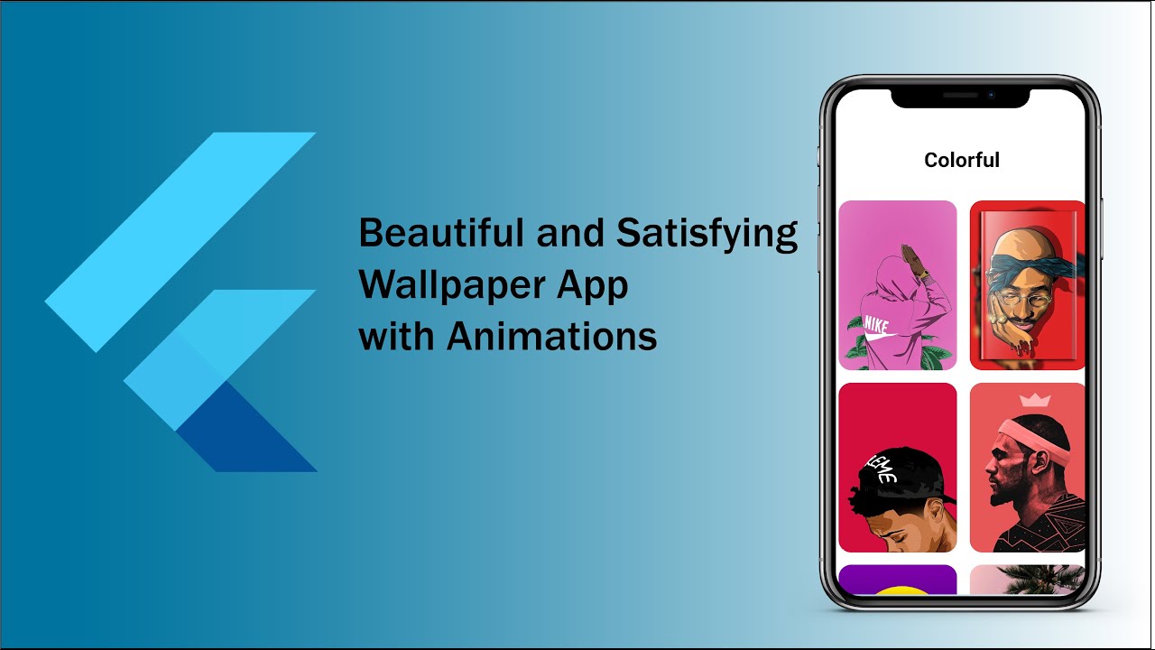 Beautiful and Satisfying Wallpaper App with Animations FLUTTER (Github link in bio)