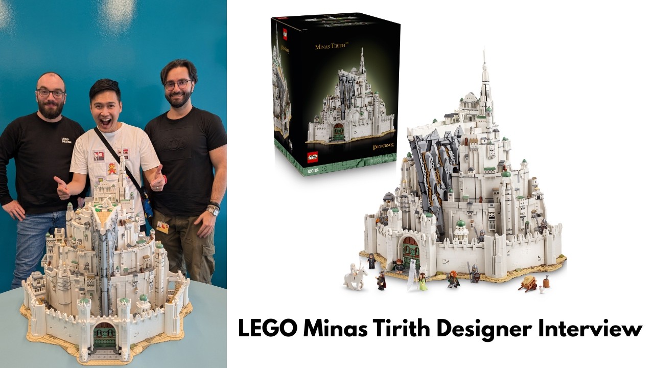 LEGO 11377 Minas Tirith Designer Interview @ Fan Media Days 2025