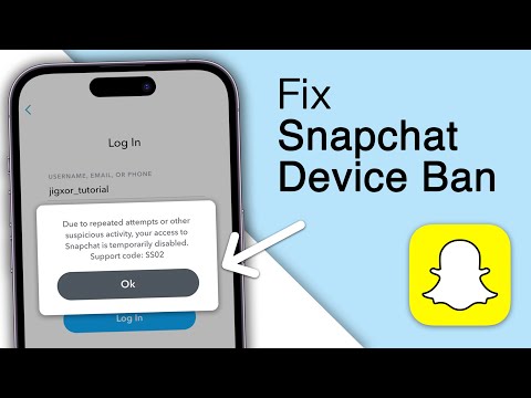 How To Fix Snapchat Device Ban! [2024]