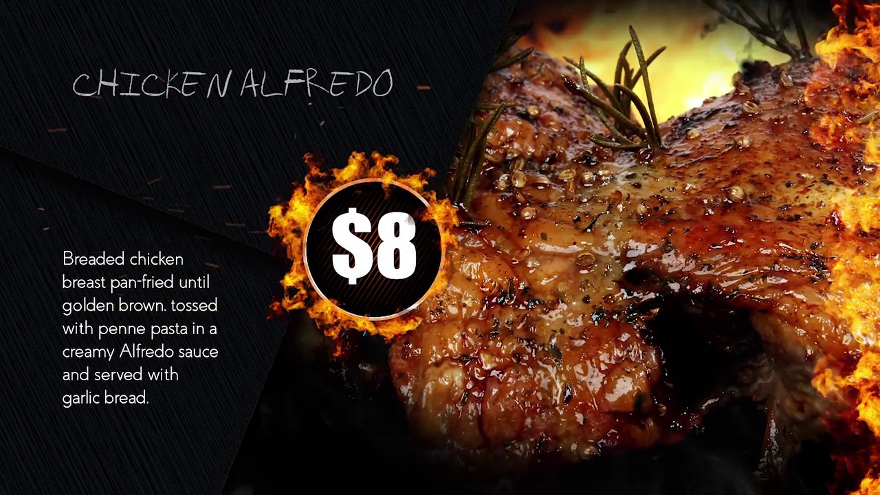 Men's Kitchen Menu | After Effects project | Videohive template