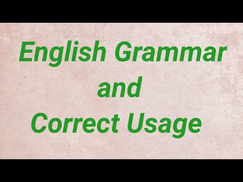 English Grammar and Correct Usage || Civil Service Reviewer
