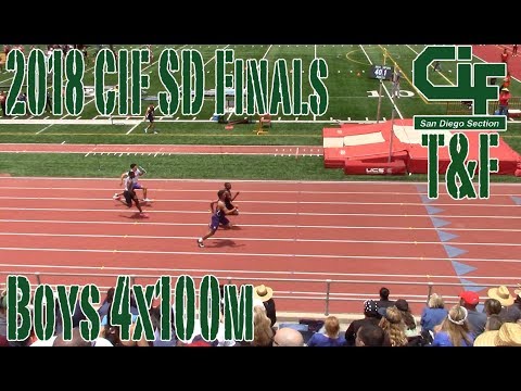 18 CIF SD T&F Finals Boys 4x100m
