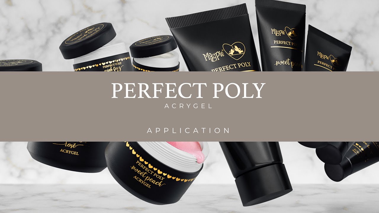 Magpie Beauty PERFECT POLY Acrygel Application Tutorial