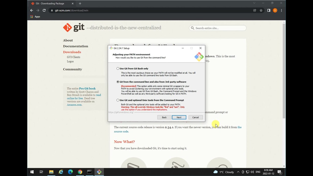 OOP: Workshop Zero  Step 3 (installing Git)