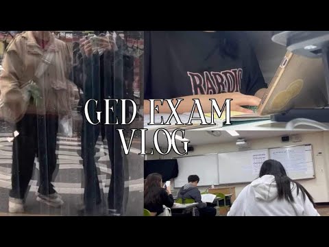 EXAM VLOG // KOREAN GED EXAM FT. Some studies and some outside vlog in Busan D-DAY