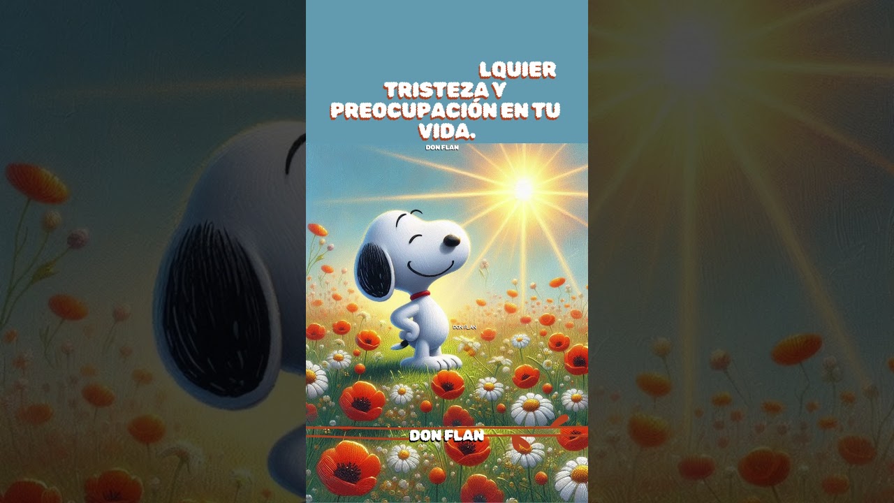 Mensaje de buenos días ☀️ #parati #snoopy #suscribete #viral