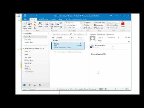 Outlook Attachment not opening | Outlook Attachment Folder| Outlook 2016/2019/365