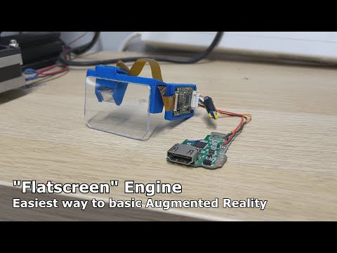 "Flatscreen" Engine | Easiest way to basic Augmented Reality | DiY AR