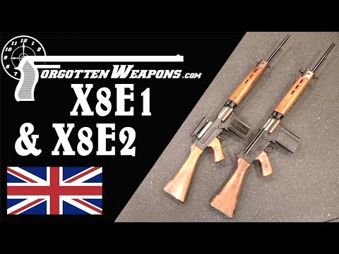 The FAL for British Troop Trials in 1954: X8E1 & X8E2