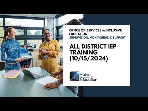 All District IEP Training (10/15/2024)