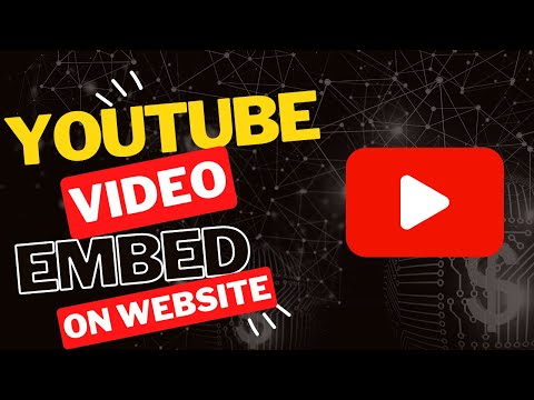 Embed Youtube Video in HTML Page || How To embed YouTube Video Your HTML Page