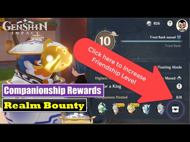 Realm bounty and trust Rank bonuses in Genshin Impact: All you need to know