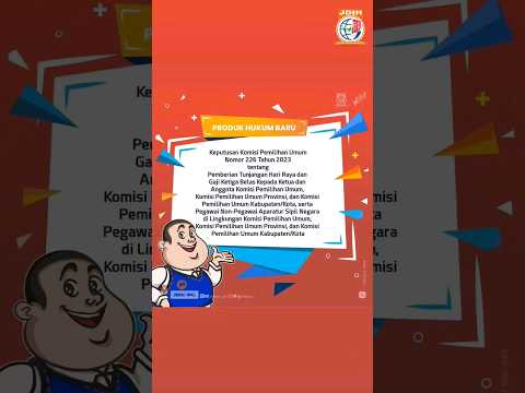 Diinformasikan bhwa pda hari ini informasi/produk hukum berikut tlah dapat didwnload di web JDIH KPU