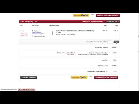 How to use a promo code at Ace Hardware