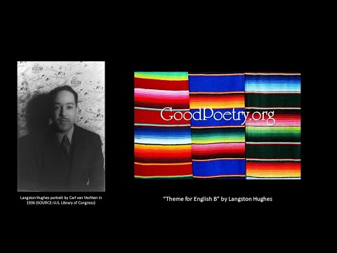 Theme for English B by Langston Hughes, read by Teyuna Darris