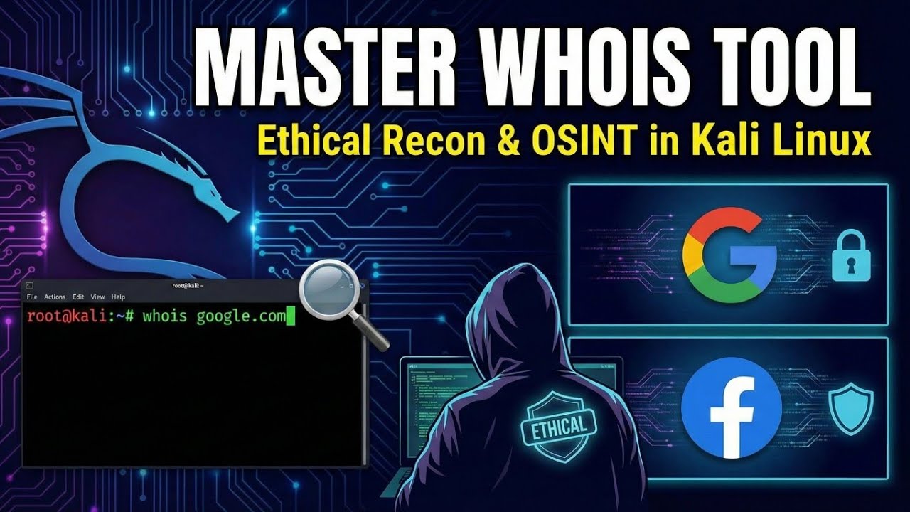 Find Hidden Domain Info with Whois! (Ethical Hacking 2025) 🔓🛡️