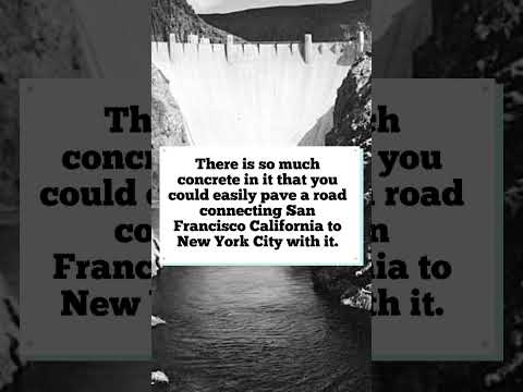 🦫 Fun Facts about the Hoover Dam #trivia #didyouknow #history #nevada #Arizona #HerbertHoover #FDR