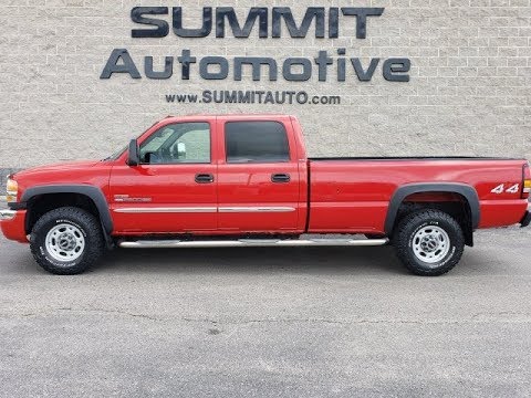 2005 GMC SIERRA 2500 CREW LONGBOX DURAMAX DIESEL FOND DU LAC SOLD! 10037A www.SUMMITAUTO.com