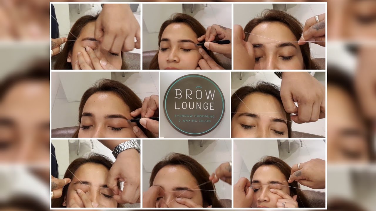 EYEBROW THREADING AT BROW LOUNGE