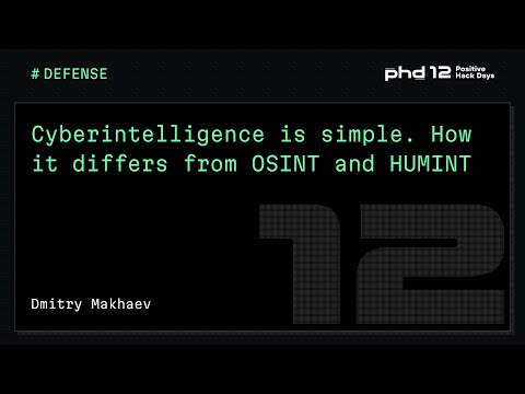 Cyberintelligence is simple. How it differs from OSINT and HUMINT