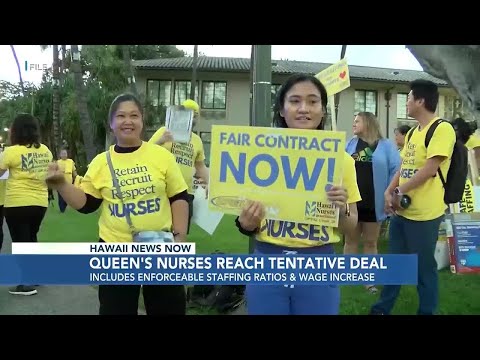 Strike averted as nurses reach tentative agreement with The Queen’s Medical Center