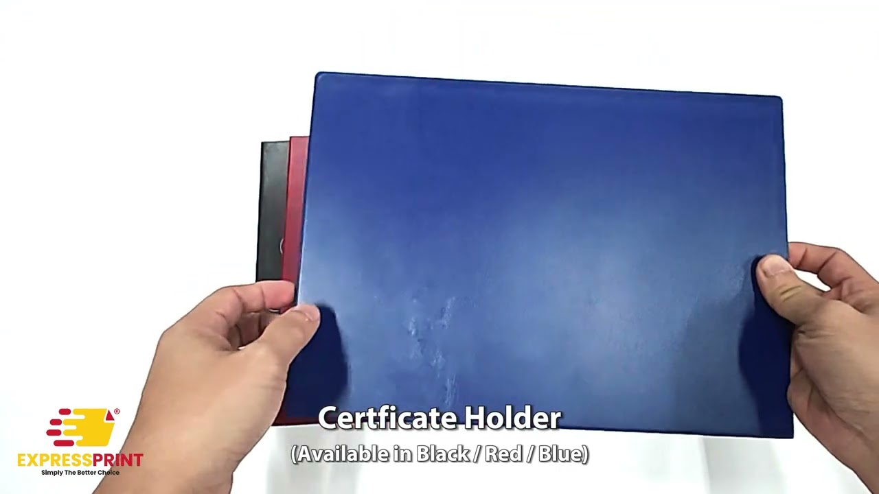 Certificate Holders (with customised printing)